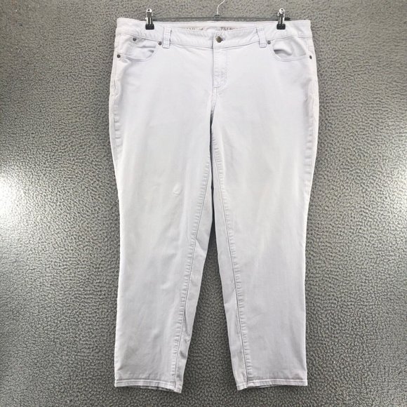 Talbots | Jeans | Talbots Jeans Womens 8w Plus Purple Denim Boyfriend ...